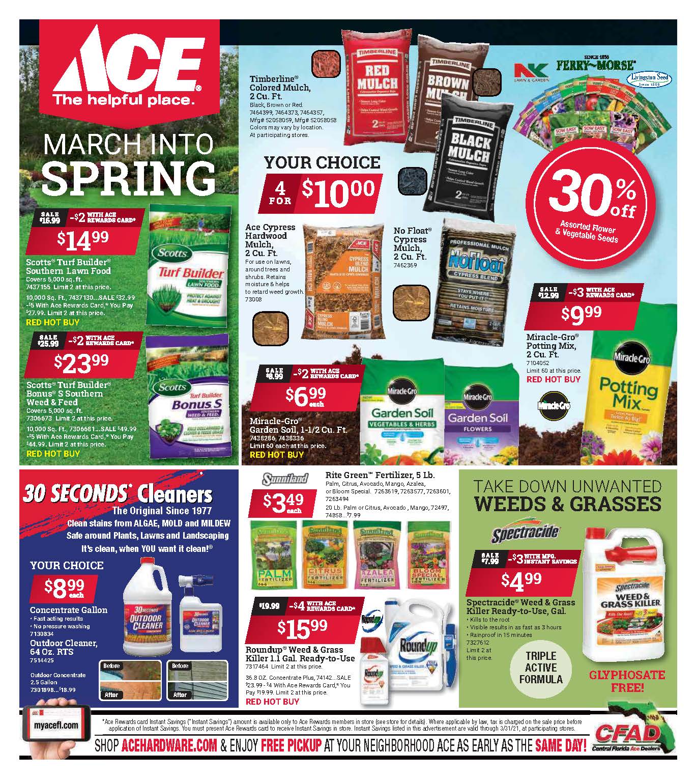 Current Promotions – Central Florida Ace Hardware Stores